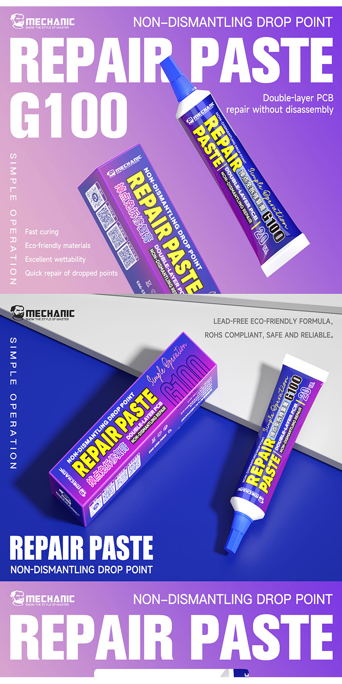 Mechanic G100 disassembly-free repair paste for dropped spots is ...