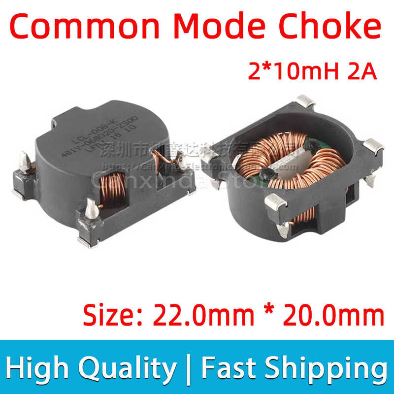 308 2Pcs Common Mode Choke Coil Inductor Inductance 2*10Mh 2A Switching ...