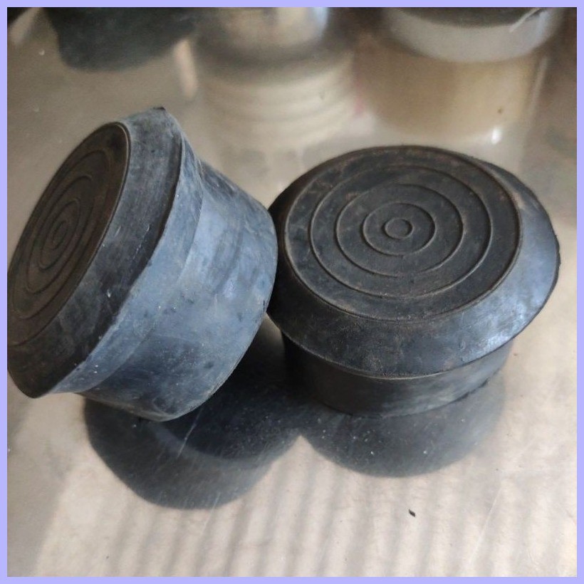 2 1/2" inch heavy duty Goma Rubber Foot cover for Furniture Square for ...