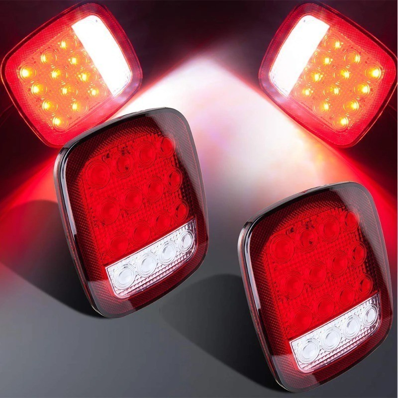 1pcs JEEP Truck Trailer Boat Stop Turn Tail Back Up Reverse Light Lamp ...