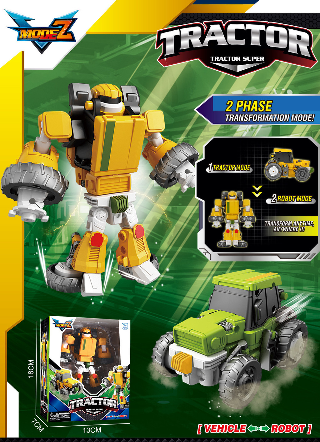 Tobot transformers child robot tank airplane train model mecha toy ...