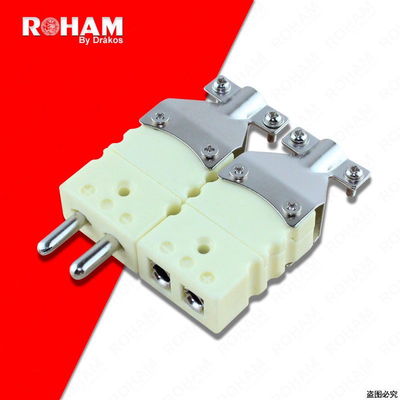 ROHAM high-temperature resistant ceramic large round foot plug male and ...