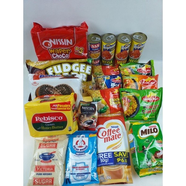 Grocery Package/Grocery Set ( Biscuit with essentials ) | Shopee ...