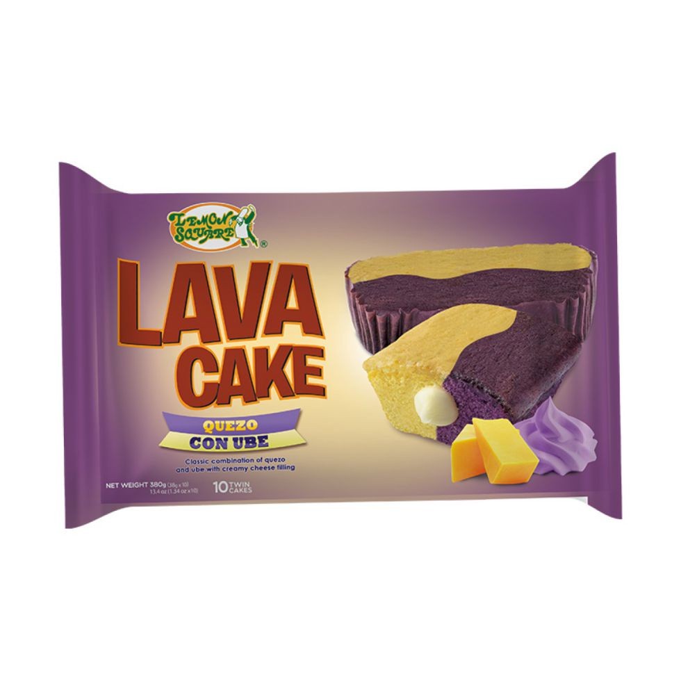 Lemon Square Lava Cake Quezo Con Ube 38gx10s | Shopee Philippines
