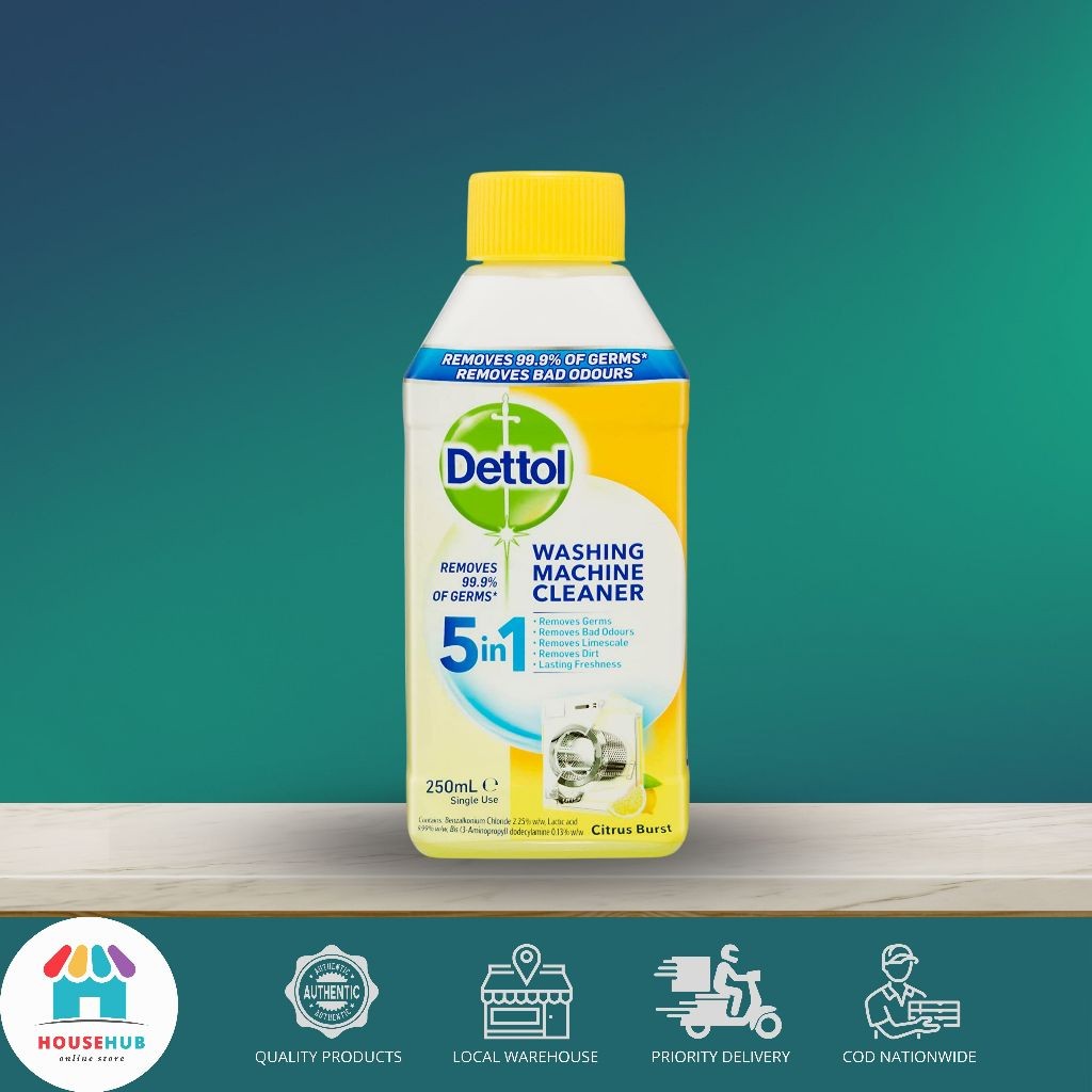 Dettol Citrus Burst Washing Machine Cleaner (250mL) | Shopee Philippines
