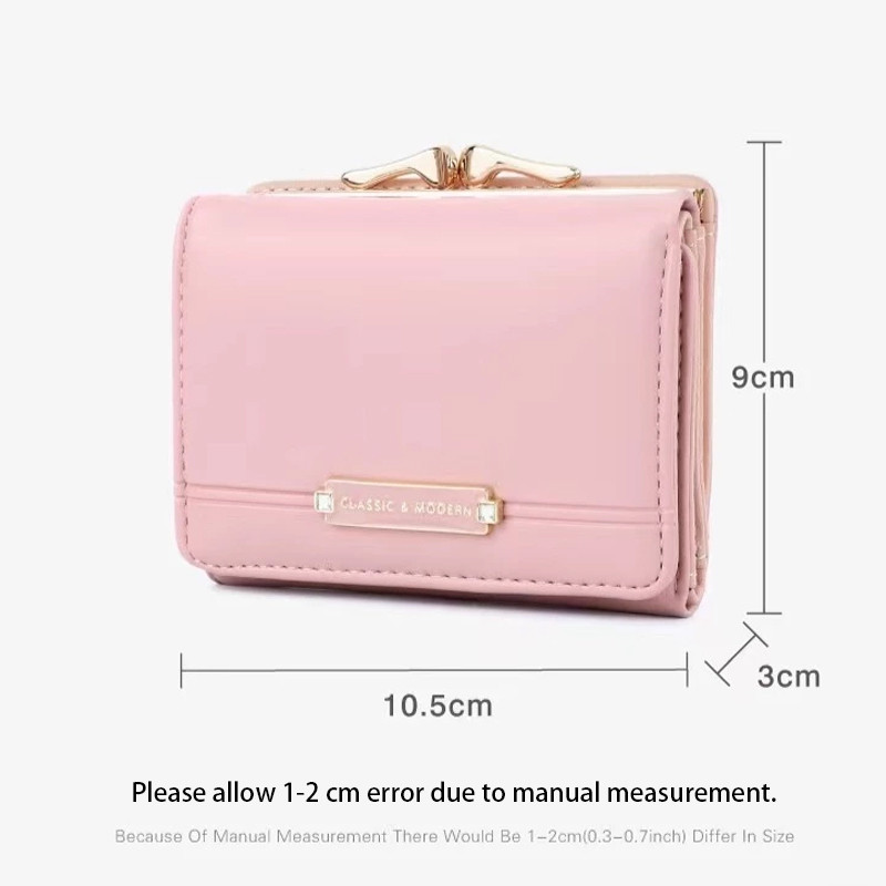 Dodo Women Wallet Short Retro Fashion Design Frosted Coin Purse wallet ...