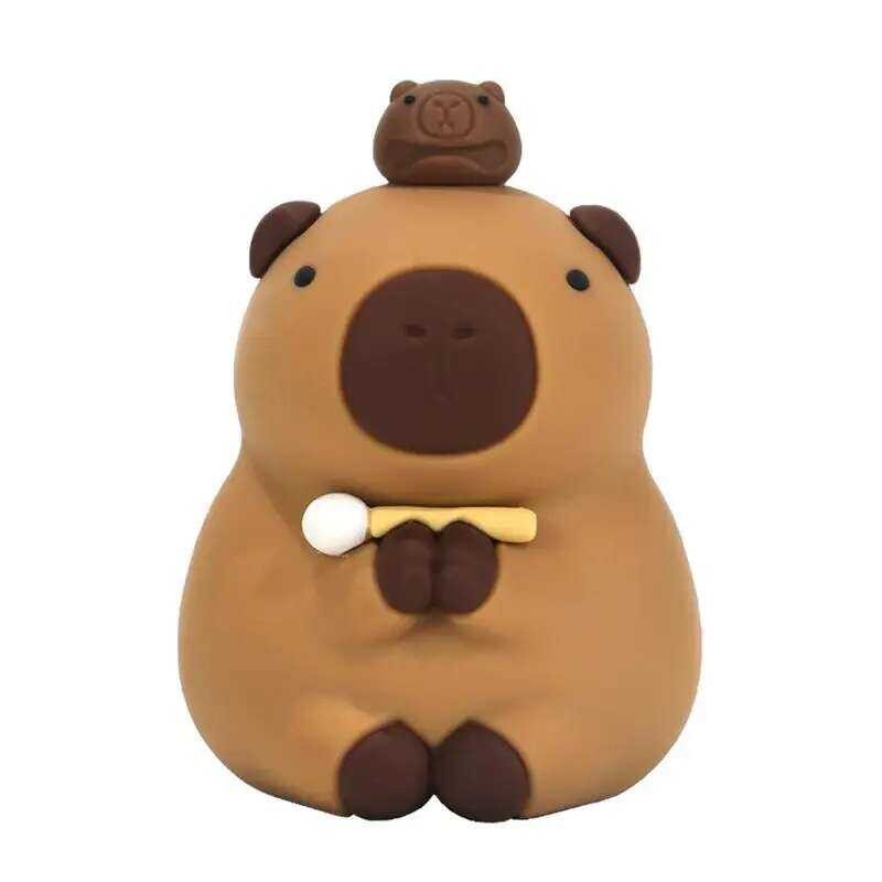 Capybara Figurine Realistic Capybara Figurine Mini Ornament Collectible ...
