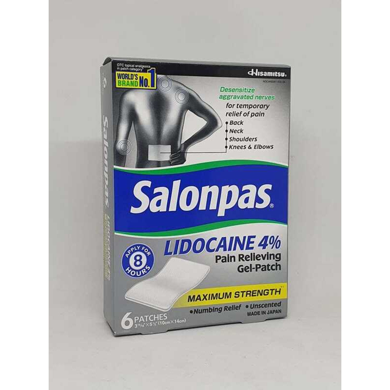 Salonpas COD Pain Relieving Gel Patch & Cream For Arthritis Sprains ...