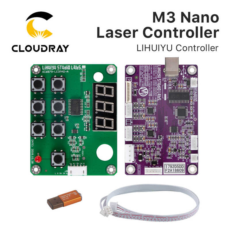 Cloudray 0C8 LIHUIYU M3 Nano Laser Controller Mother Main Board Control ...