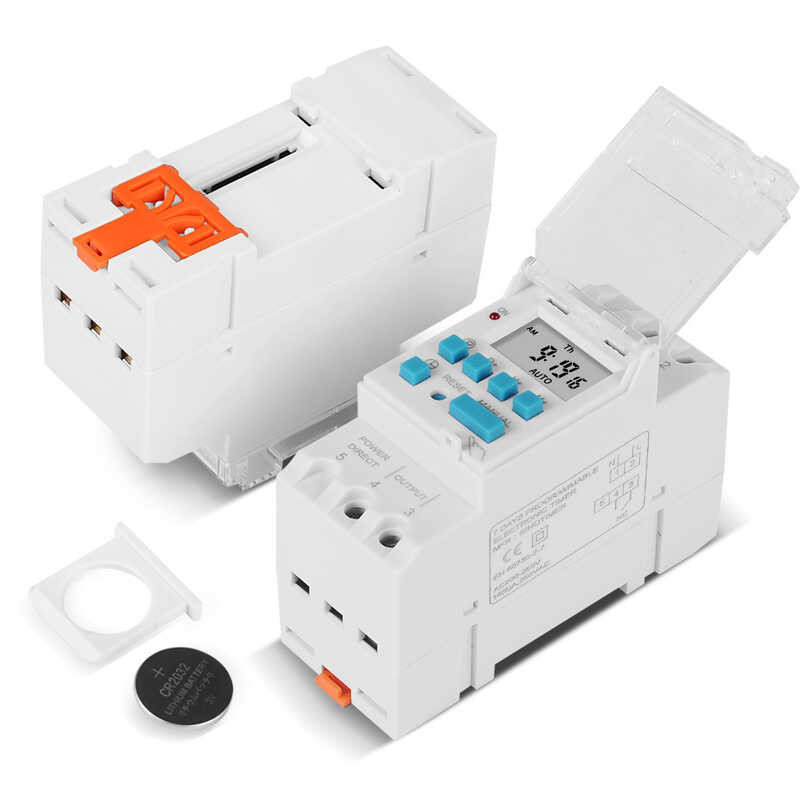 DIN 5V/12V/24V/110V/220V/85-265V Rail Voltage Output Digital Switch ...