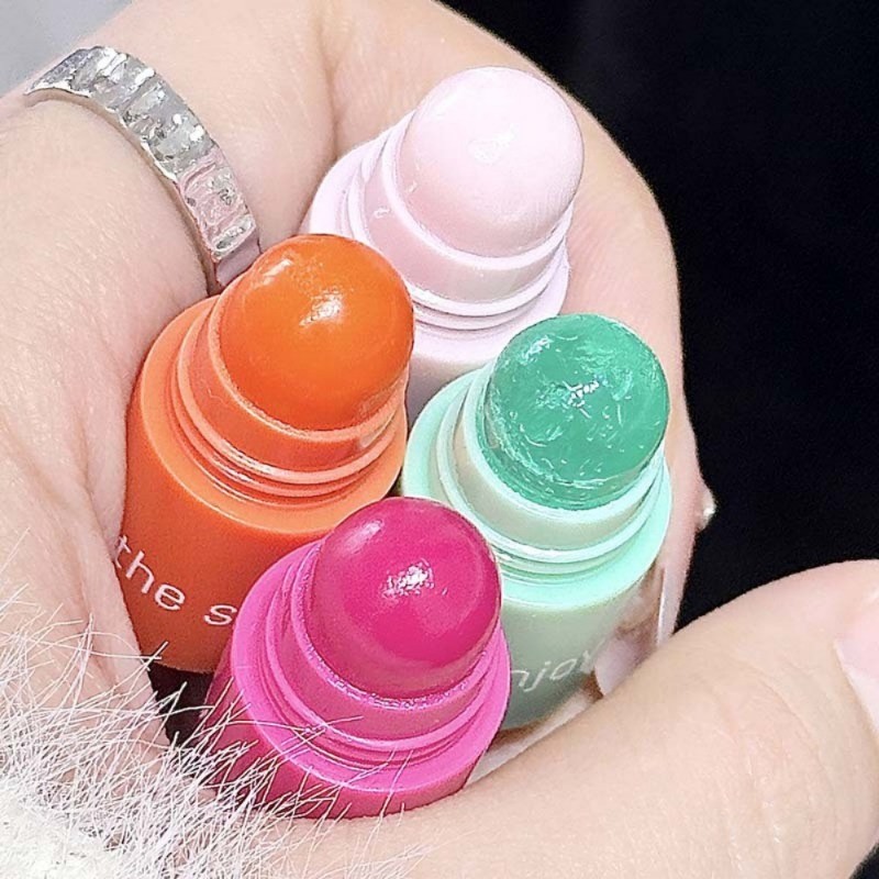 4-color Lip Balm Set for Dry LipsMoisturizing Travel-Sized Lip ...
