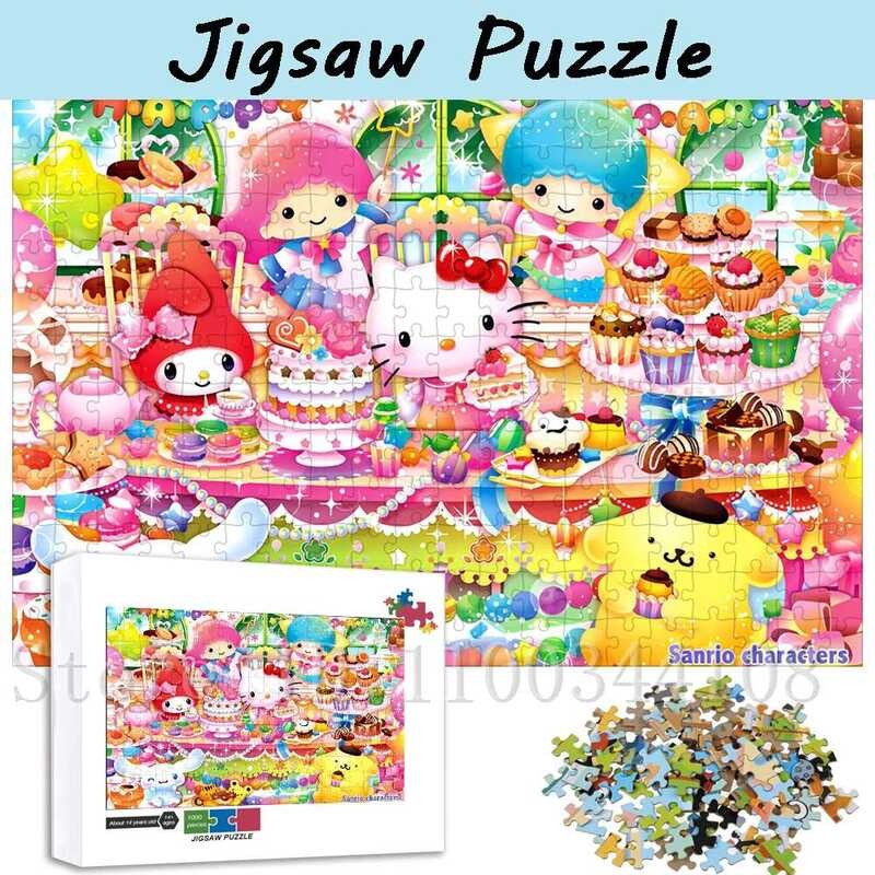 Sanrio Characters Happy Sweets Party Jigsaw Puzzle 300/500/1000 Pieces ...