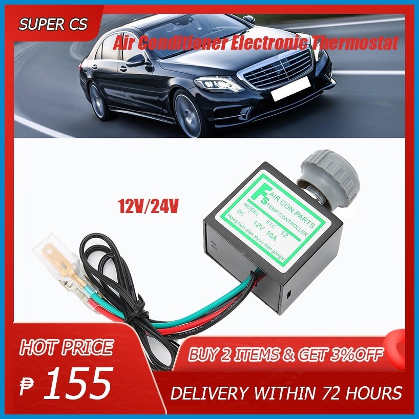 Professional 10A Car Air Conditioner Electronic Thermostat Switch ...