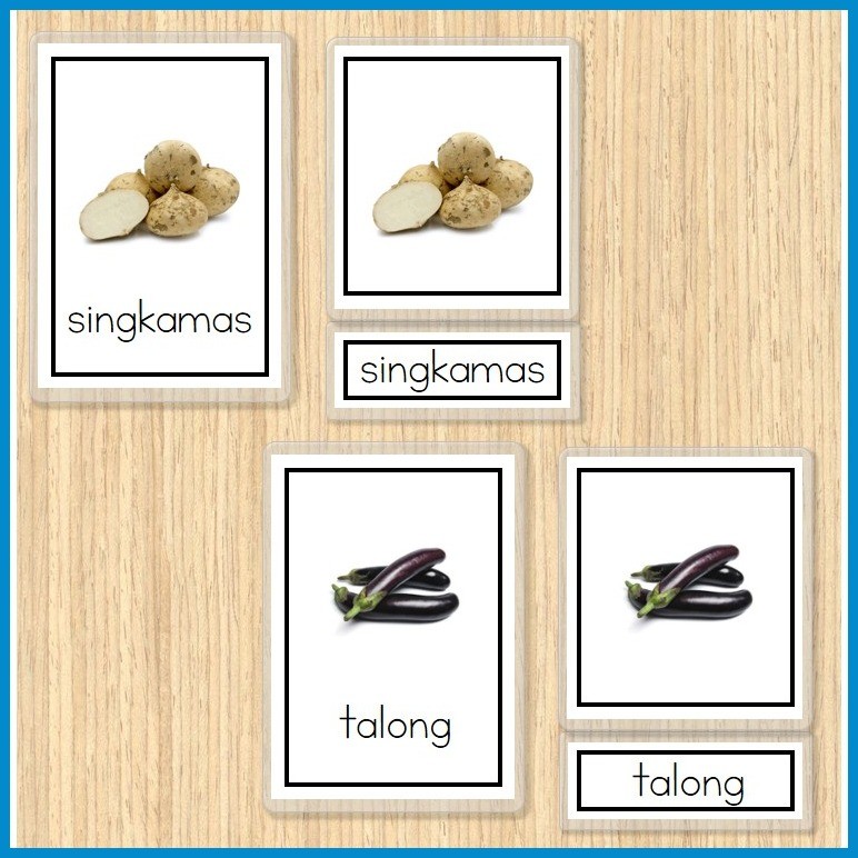 ☺ VEGETABLES in the PHILIPPINES - Bahay Kubo Gulay - Montessori Three ...