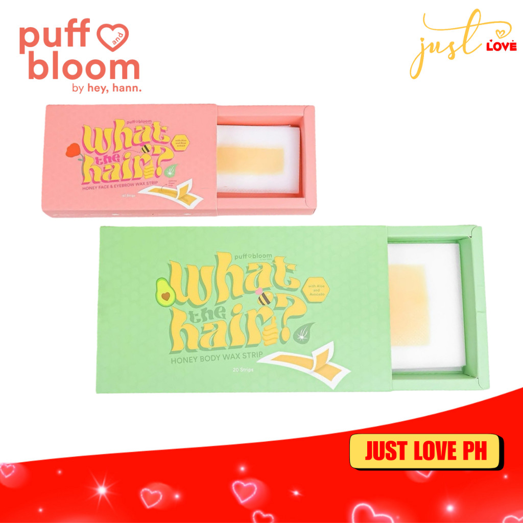 Puff and Bloom What The Hair Honey Face and Eyebrow Wax Strip / Honey ...