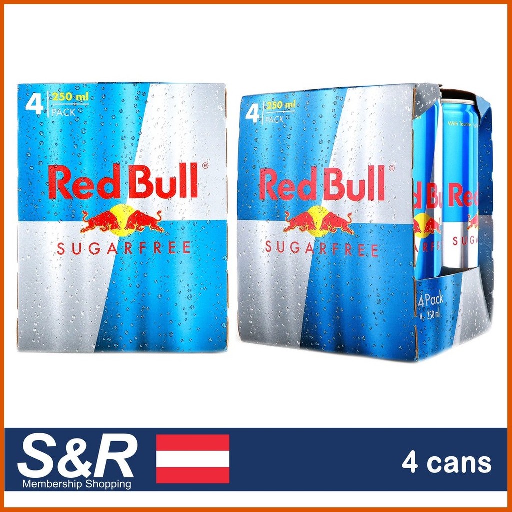 ↖ √ ┏ Red Bull Energy Drink 4 x 250mL | Shopee Philippines