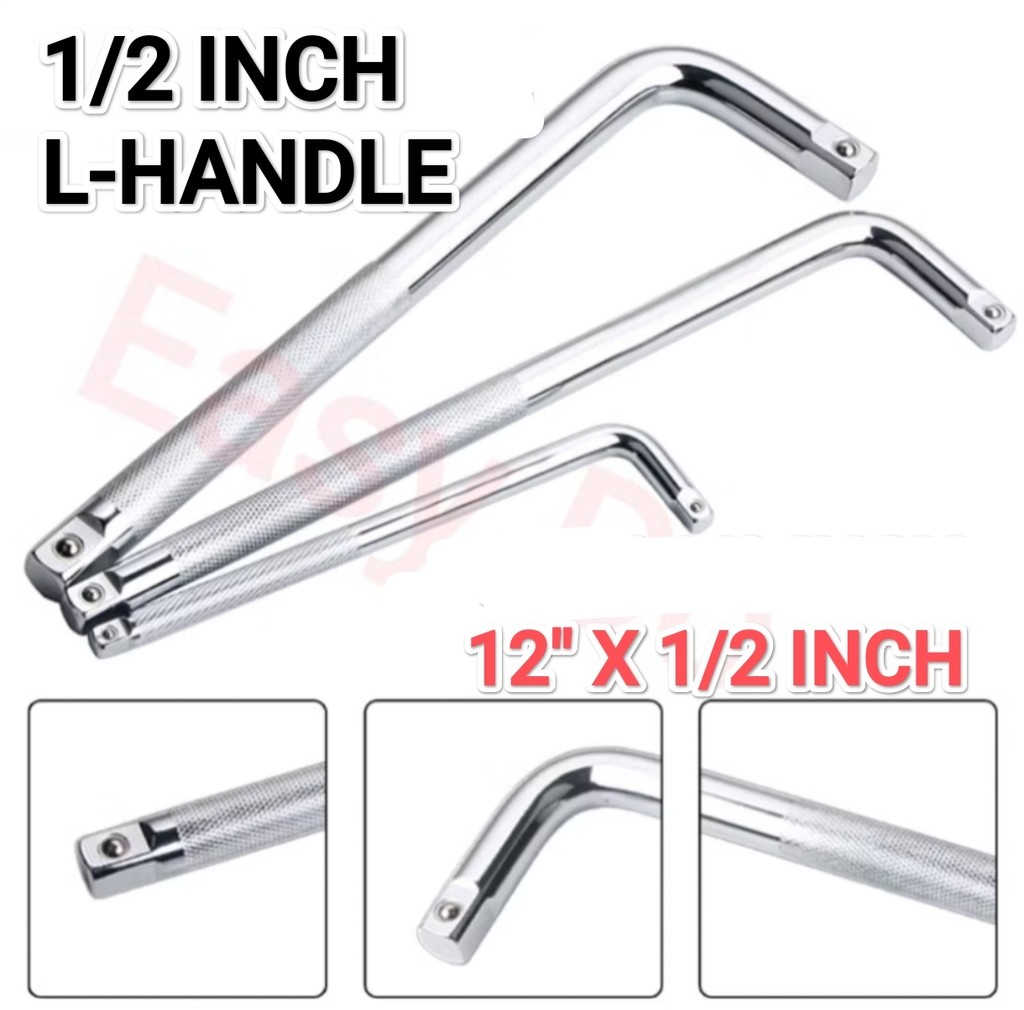 12 INCH (1/2") HEAVY DUTY L-HANDLE ( L SPANNER/BOX SOCKET HANDLE ...