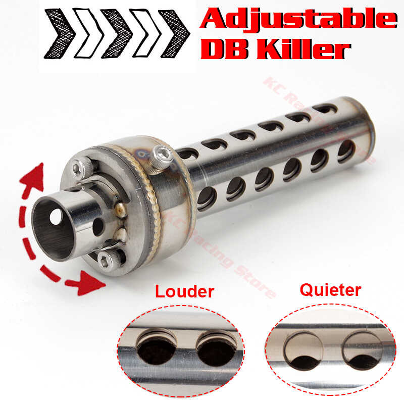 Rotating e Adjustable Motorcycle Auto Exhaust 48mm DB Killer Muffler ...