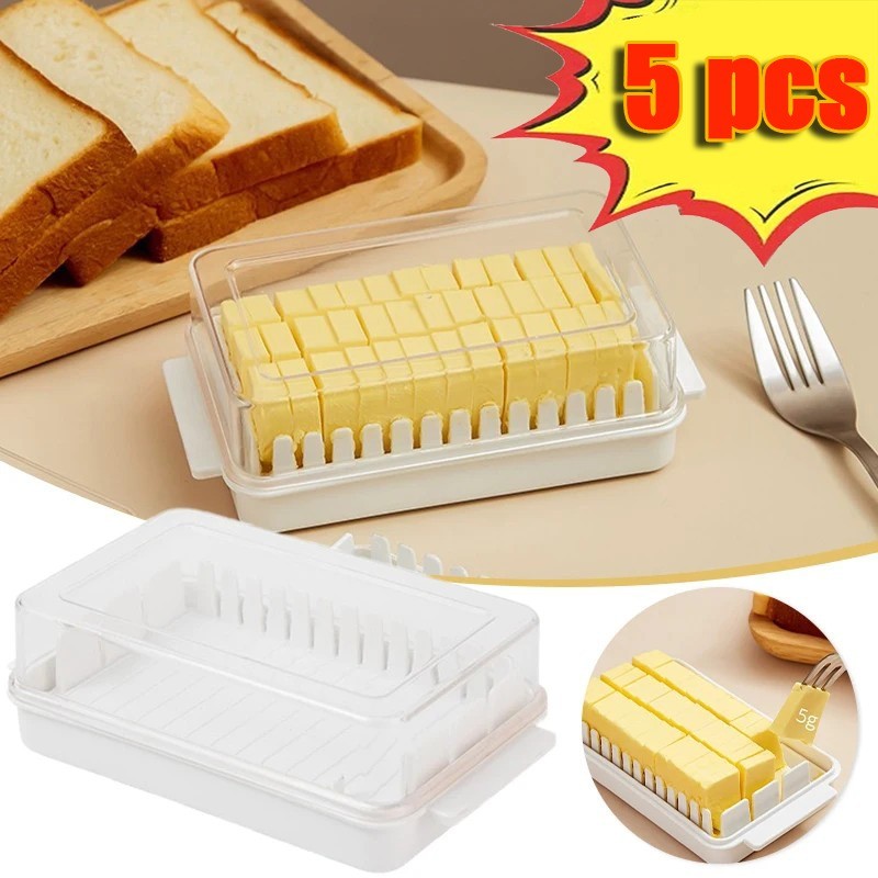 Covered Butter Cutting Storage Box - Refrigerator Butter Cutting ...