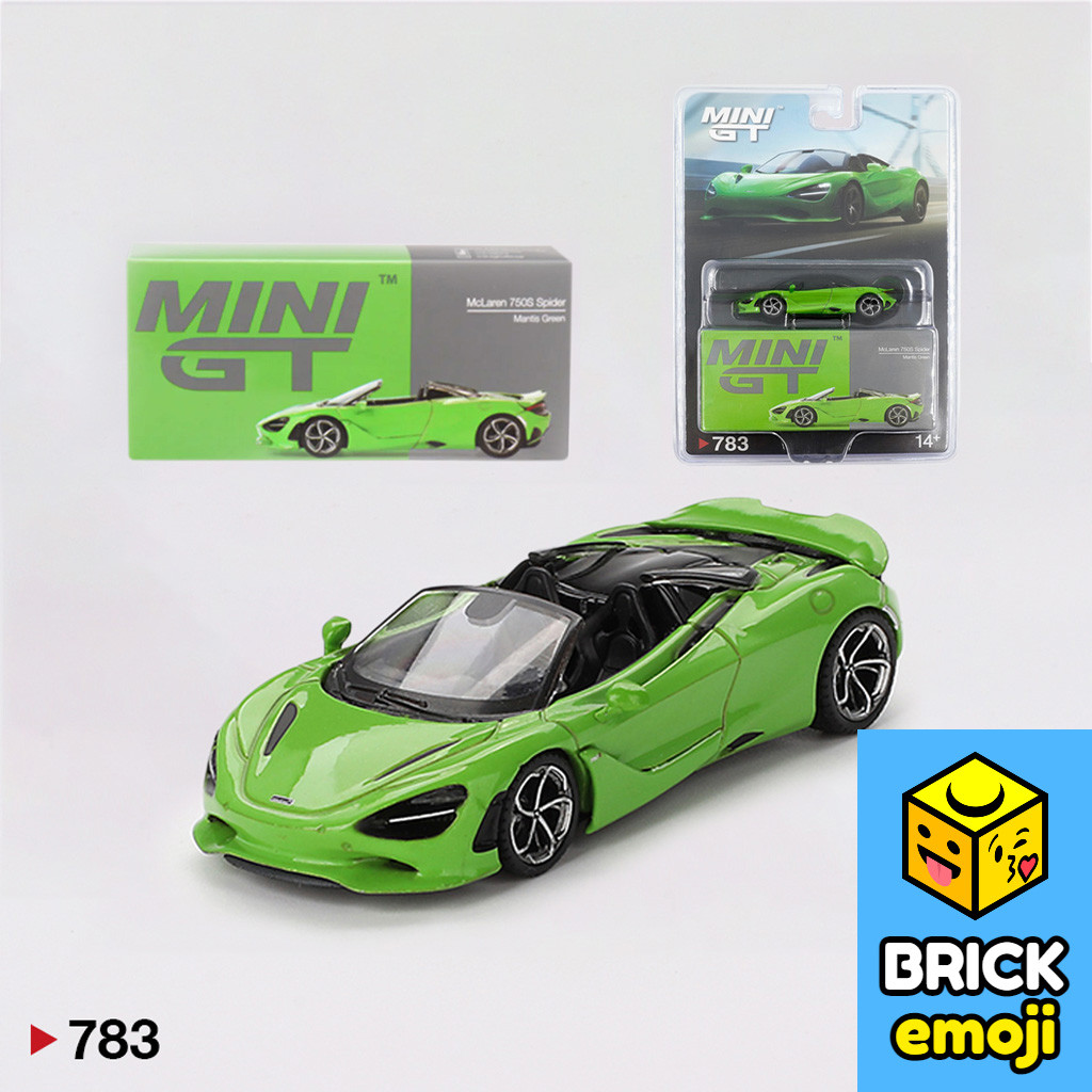 Mini GT 783 McLaren 750S Spider Mantis Green 1/64 (Box/Blister ...