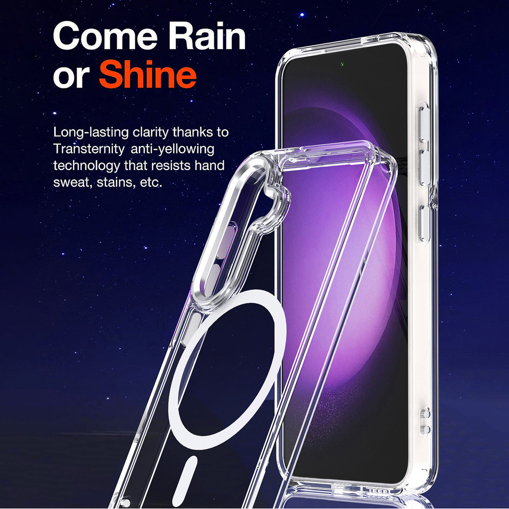 Samsung A16 Case A06 A05 A15 A25 A35 A55 5G 4G LTE Magnetic Diamond Clear Casing Hard Acrylic ...