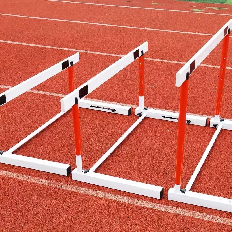 Track and Field Competition Standard Hurdle Rack, 40-106cm Adjustable ...