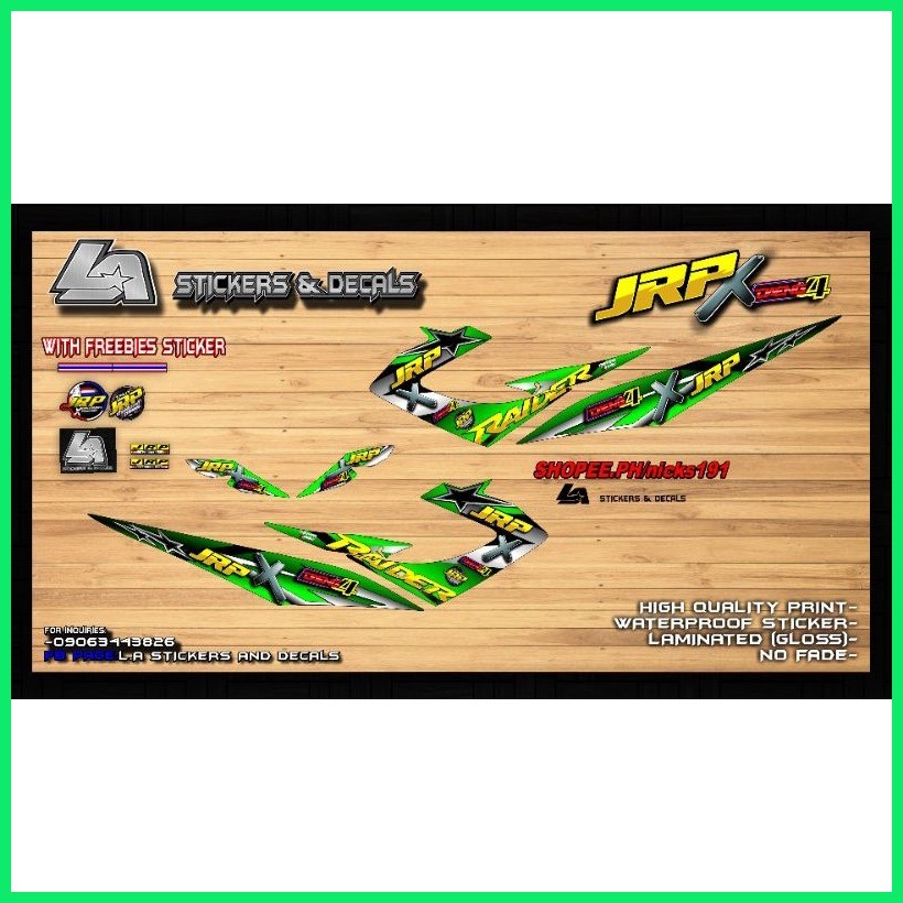 ♨ RAIDER R150 JRP DECAL (THAI DECAL) REBORN, JRP X DAENG THAILAND ...