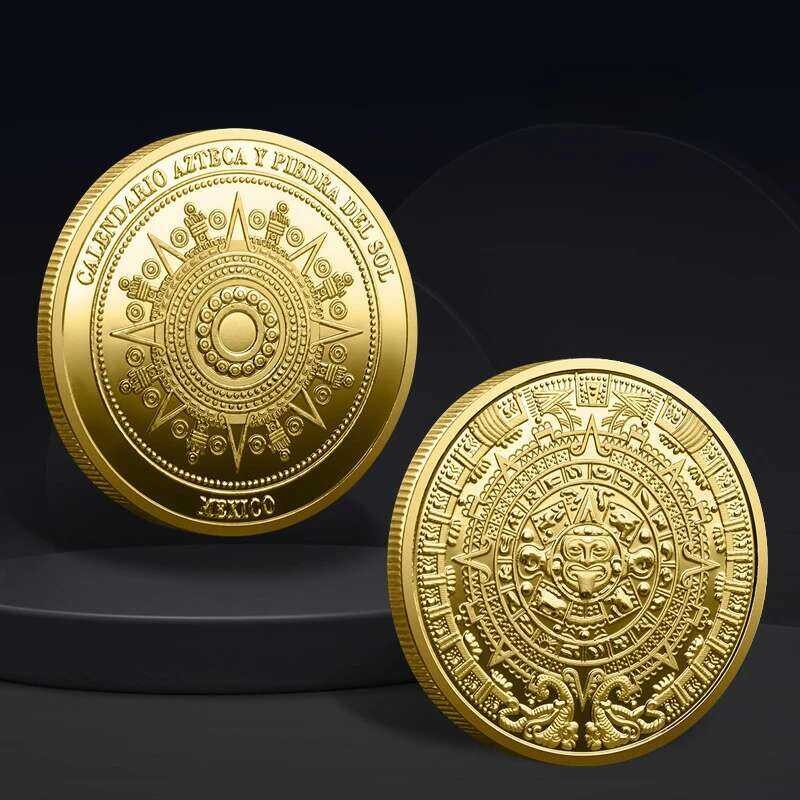 Mexican Souvenir Coins, Maya Calendar, Aztec Coins Commemorative a ...