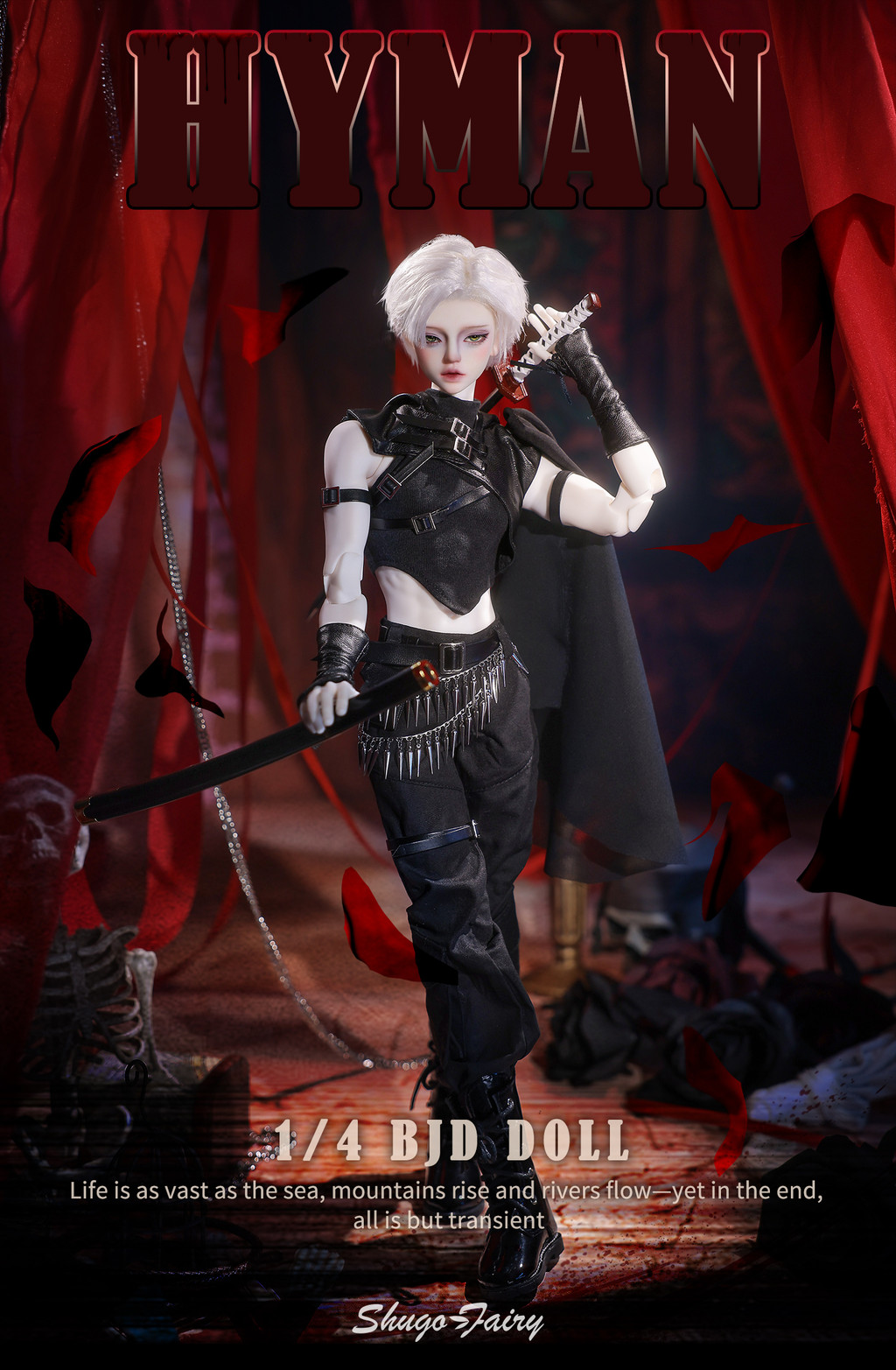 Hyman D Bjd Doll 1/4 Full Set Bubo 2nd Body Handsome Male Assassin ...