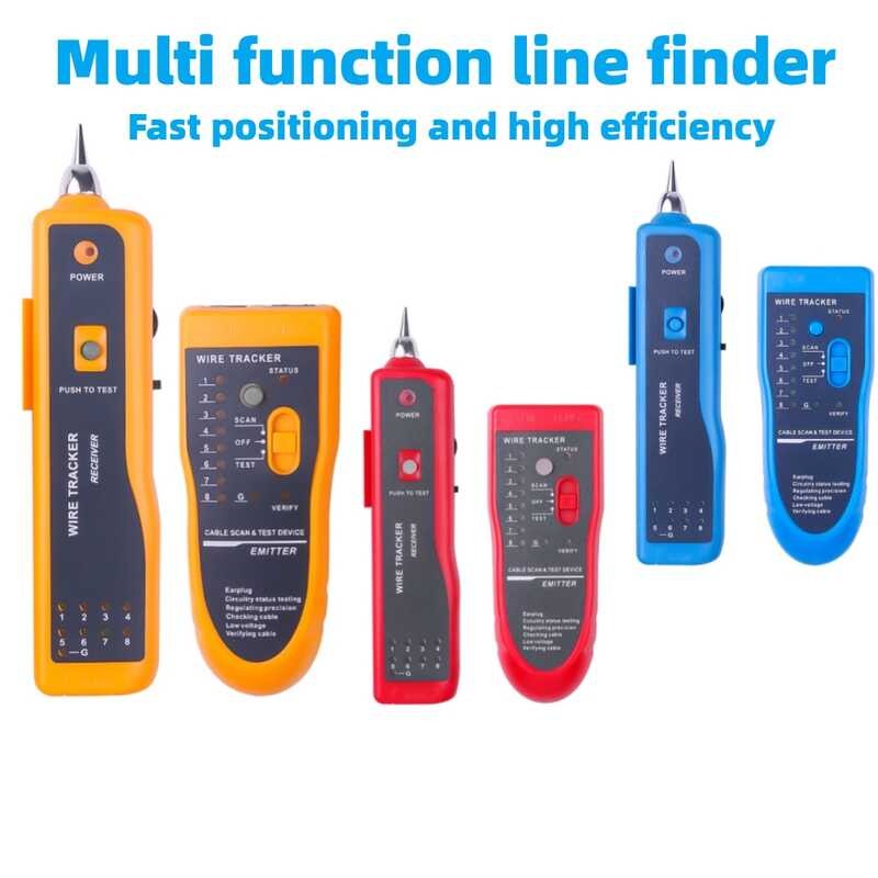 LAN Network Cable Tester Para Sa STP UTP Cat5 Cat6 Rj45 Rj11 Detector E ...