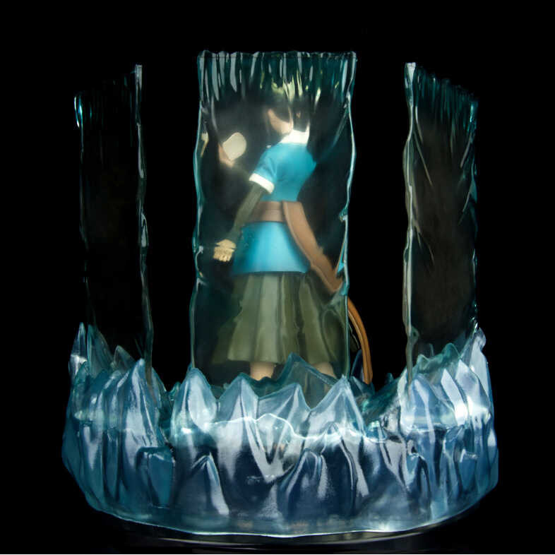 4 Naruto GK Magic Mirror Ice Crystal Mist Ninja White Statue Box Set ...