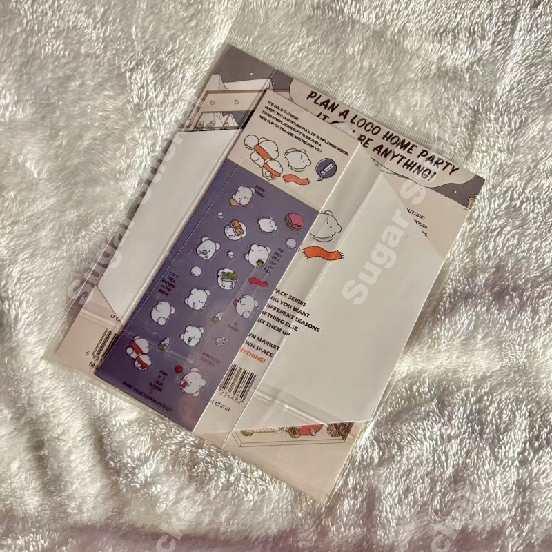 SugarSticker Cozy Puppy Home Cute Journal Stickers Waterproof Sticker ...