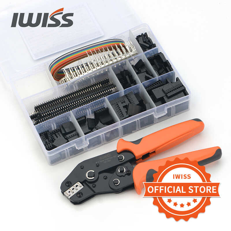 IWISS B Sn-28B Dupont Terminals Crimping Plier Micro Crimper Para Sa Awg28-18 2.54Mm Pitch ...