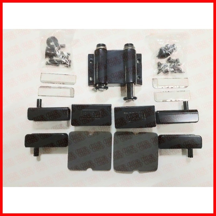 Magnetic Hinge/Latch/Pivot Set for Push To Open Glass Cabinet (Double ...