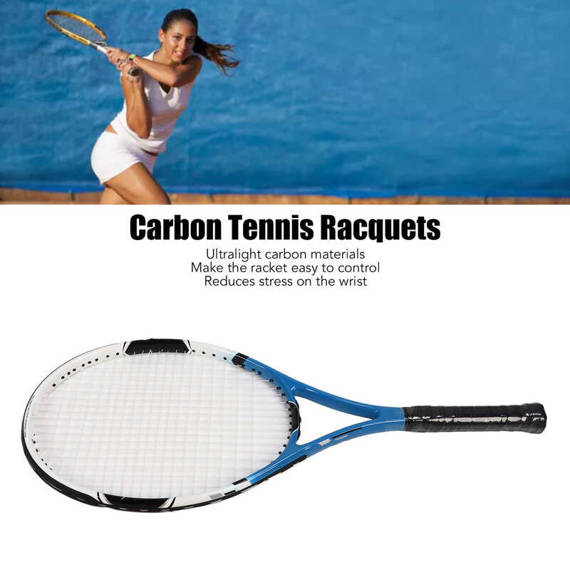 Carbon [Pleasant Day] Racket Ultra Light Tennis Racquets For Training ...
