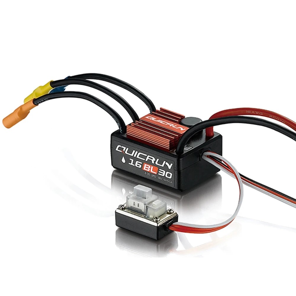 HOBBYWING QuicRun 30A Sensorless Brushless ESC WP 16BL30 Waterproof T ...