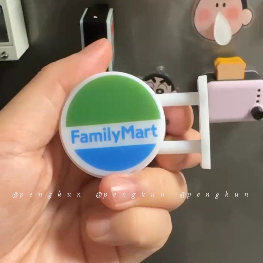 711 Refrigerator Sticker Convenience Store Night Light Family Luminous ...