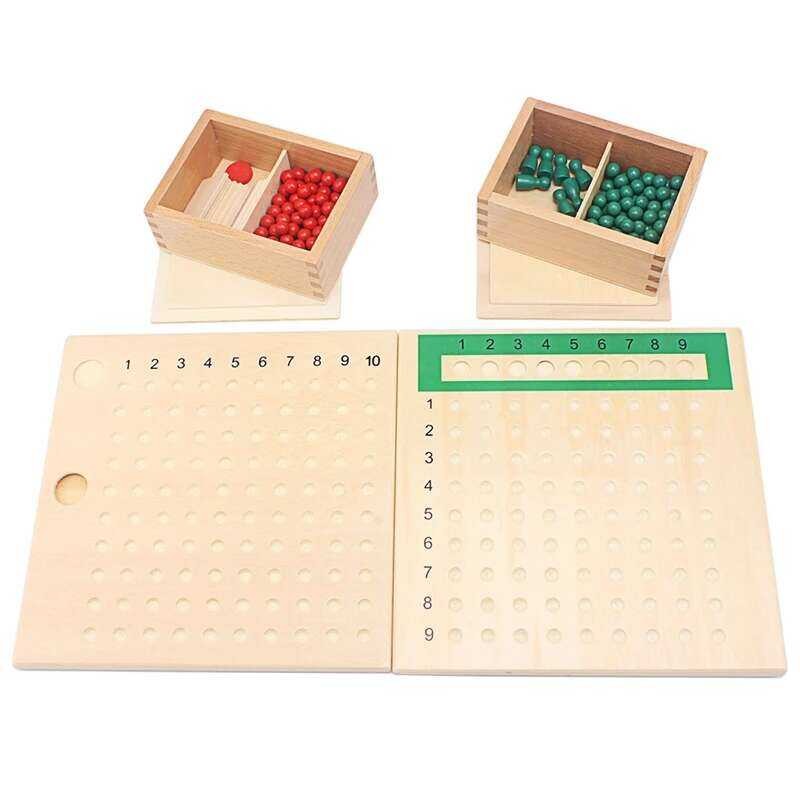 Montessori Wooden Toys Multiplication Board & Unit Division Board With ...