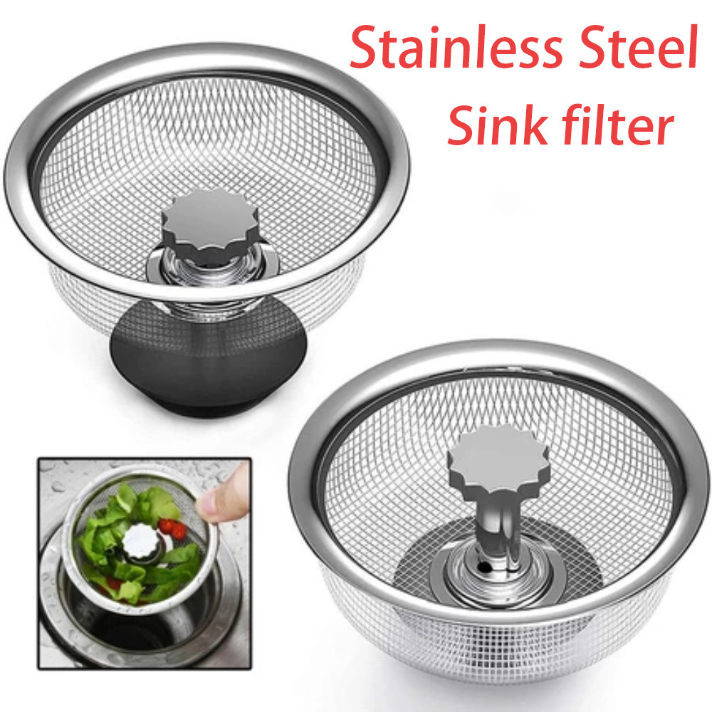 Kitchen Sink Filter Stainless Steel Kitchen Sink Drainage Filter ...