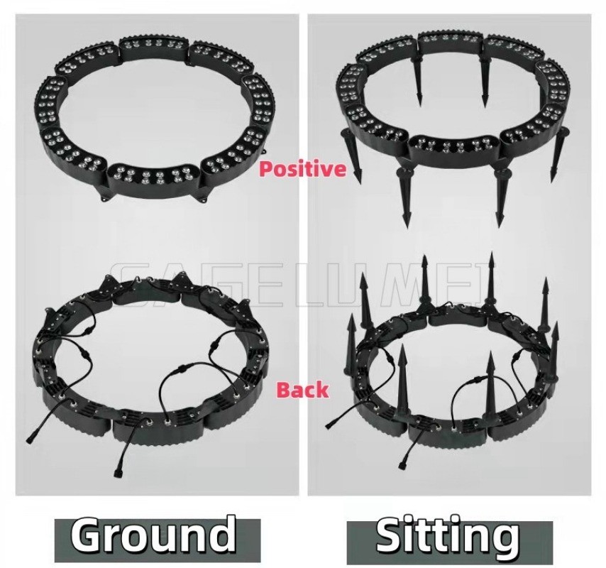 LED Tree Hugger Light Shine Tree Lights Shooting Tree Patio Villa ...