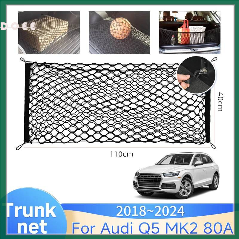 ˇ≮ Trunk Net For Audi Q5 2 80A 2018~2024 2019 2020 Auto Interior Car ...