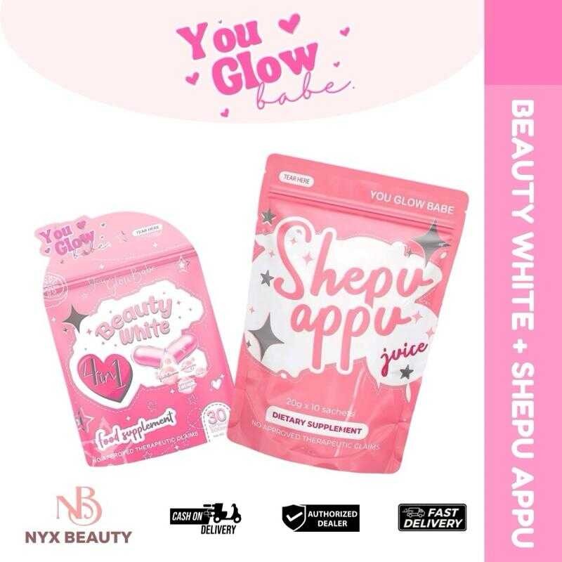 You Glow Babe Beauty White Capsule + Shepu Appu Juice Combo 80C ...