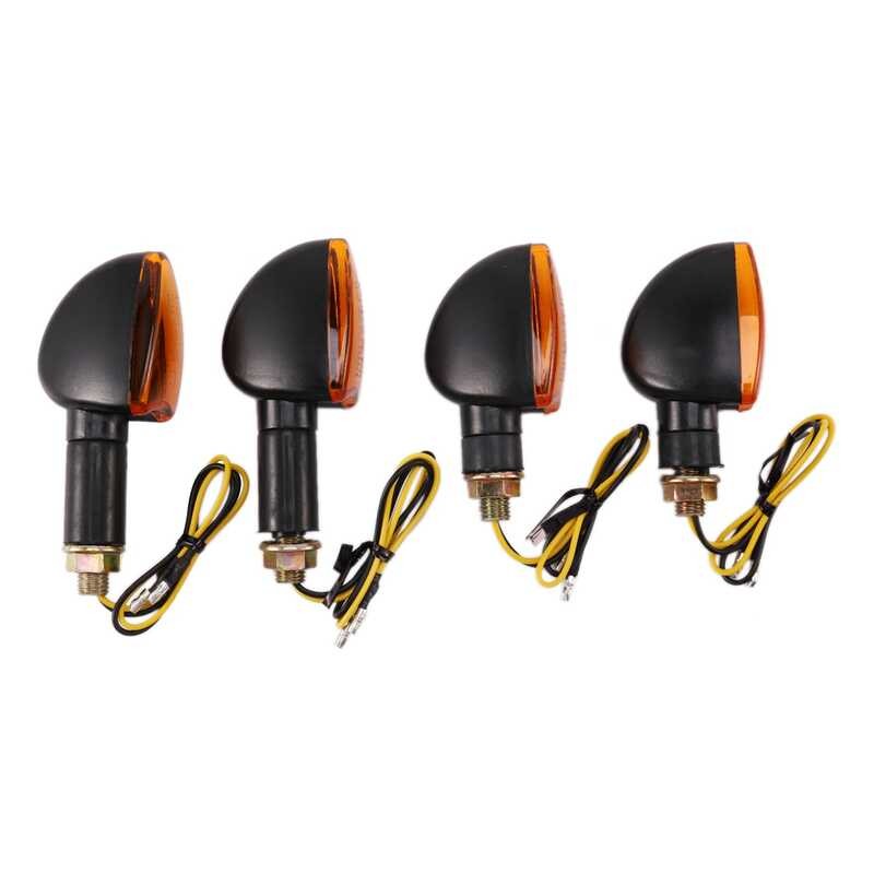 Universal b 12V Motorcycle Turn Signal Indicator Front Back Flashing ...