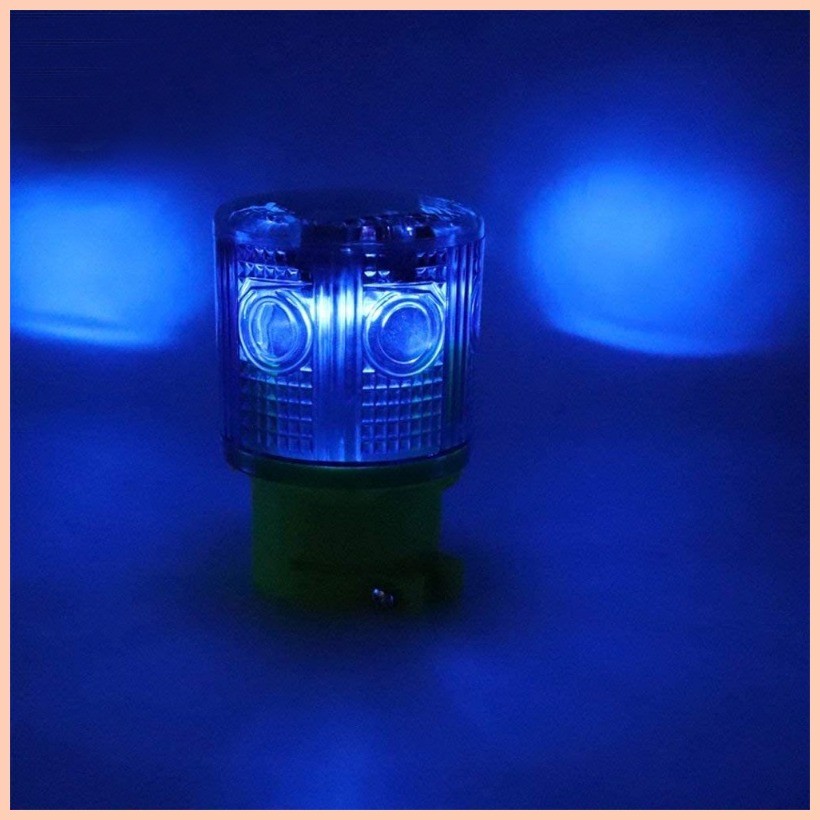 ☢ Waterproof LED Solar Warning Light, Traffic Blinker Cones Beacon ...
