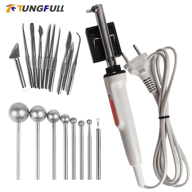 220V 110V DIY Electric Fabric Flower Maker Flowers Ironing Tool Set ...