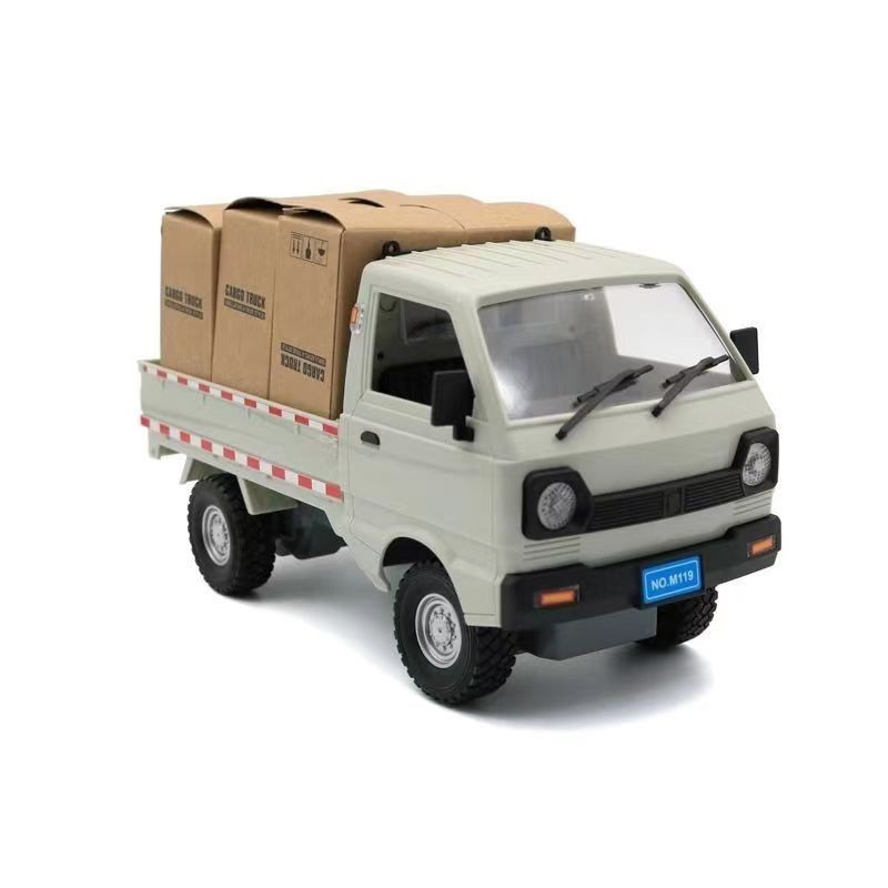 2.4G Remote Control Mini Van Micro Card Box Cargo Truck RC Transport ...
