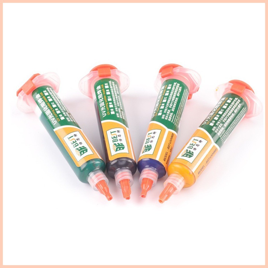 BEST 10ML UV light Curing PCB BGA Solder Mask Resistance Welding Oil ...