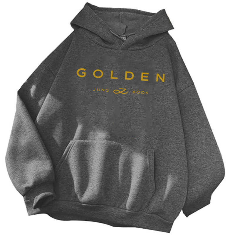Jungkook Kpop Golden Album Hoodies Vintage Retro Merch Unisex Aesthetic ...