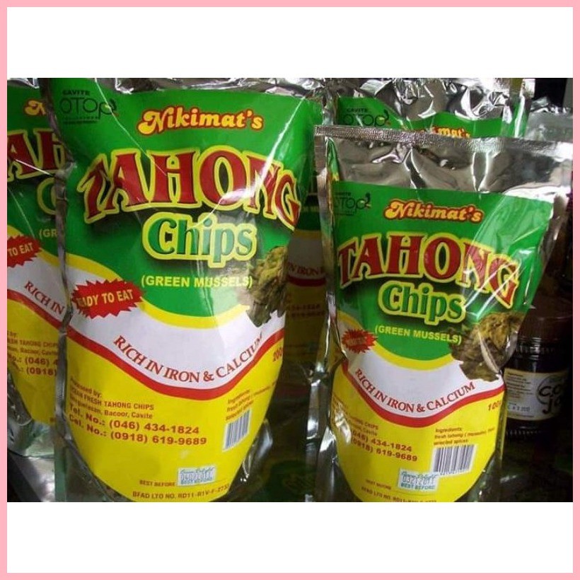 Ocean Fresh Premium Tahong Chips - Crispy Green Mussel Snack, High ...