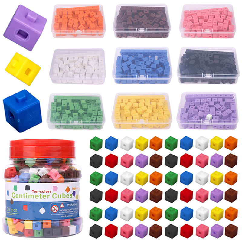 100 King Cubes Montessori Math Number Bloc Learning Decimal Counter ...